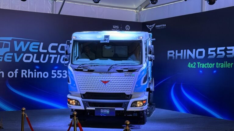Montra Electric Launches Rhino 5538 EV 4x2 TT and India’s First ...