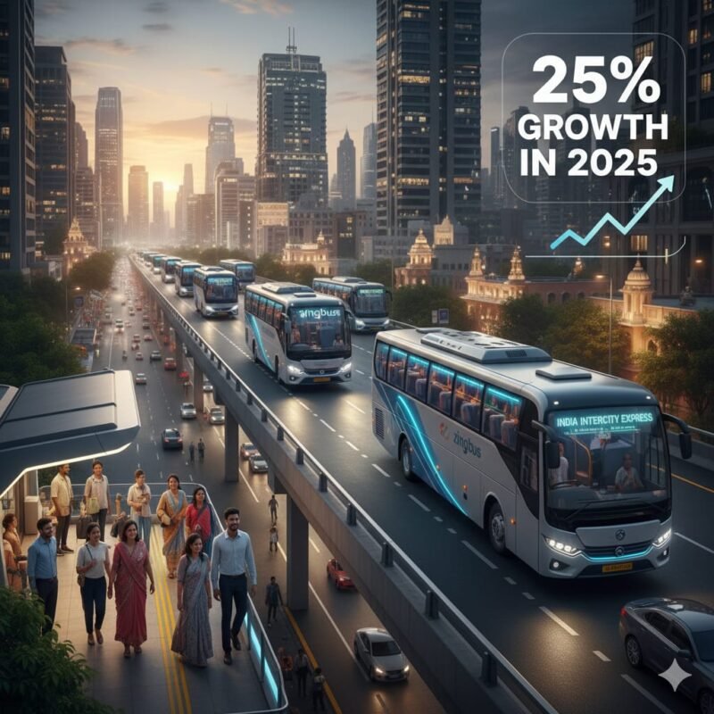 How India’s Intercity Bus Travel Boomed 25% in 2025 - Truck Bus India ...