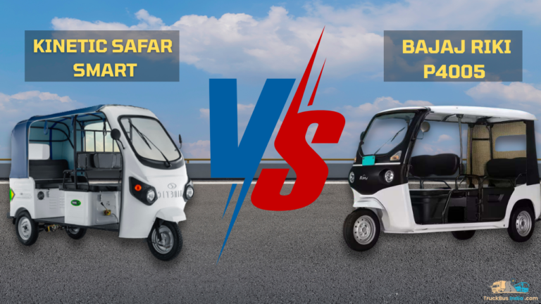 Bajaj Riki P4005 vs Kinetic Safar Smart Compared - Truck Bus India ...