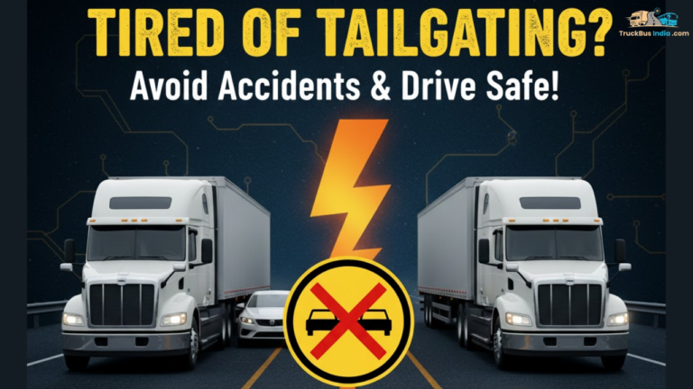 How Truck Drivers Can Avoid Tailgating Accidents - Truck Bus India How ...