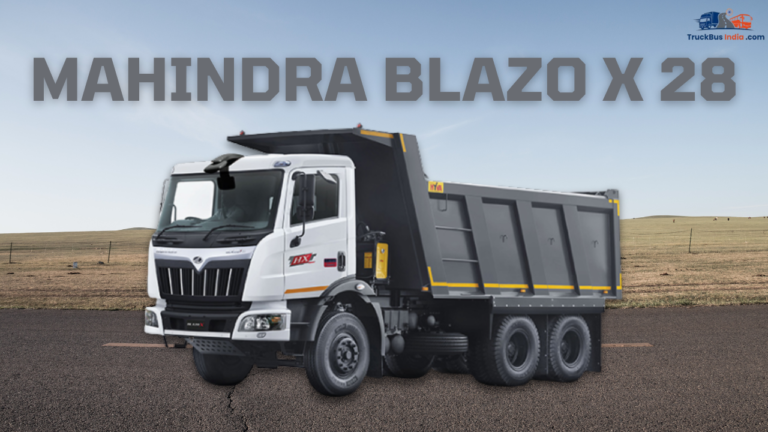 Mahindra Blazo 28 Tipper Review: Specs & Performance - Truck Bus India ...