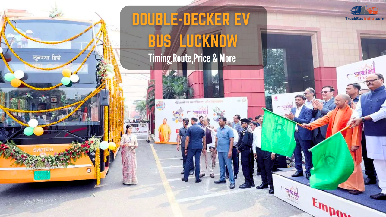 Lucknow Launches Double-Decker EV Bus For Tourists - Truck Bus India ...